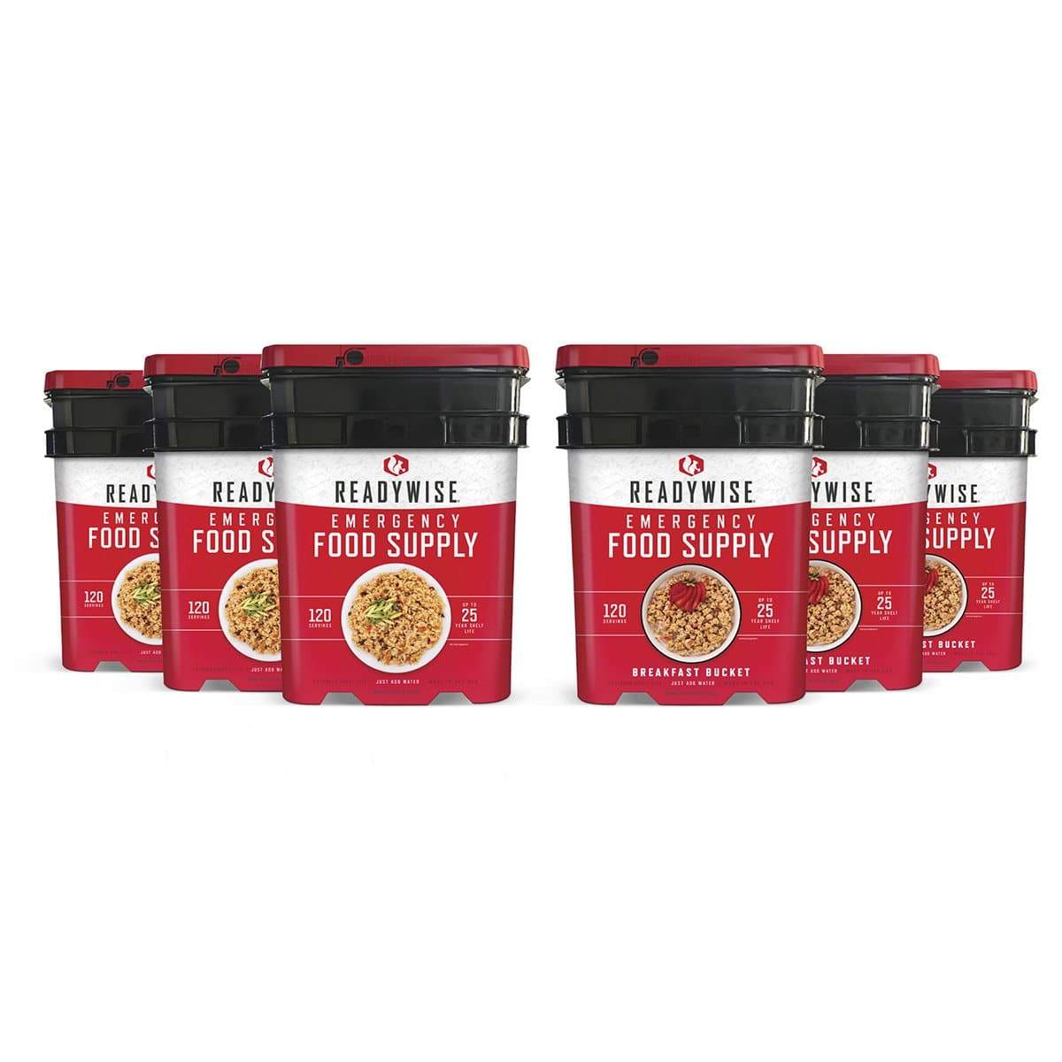 Full Entrées Grab & Go Buckets / 720 Servings / Emergency Disaster Sto ...